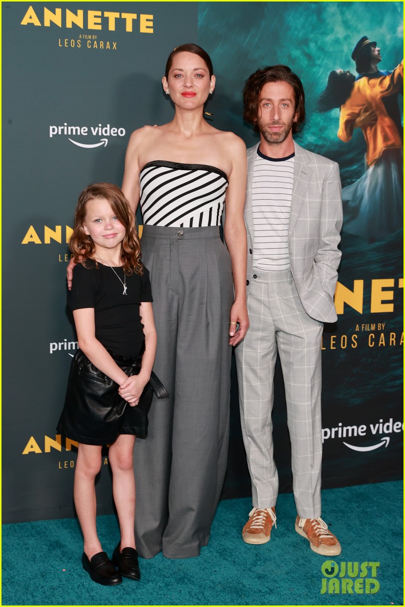 Marion Cotillard Celebrates Premiere of 'Annette' With Simon Helberg ...
