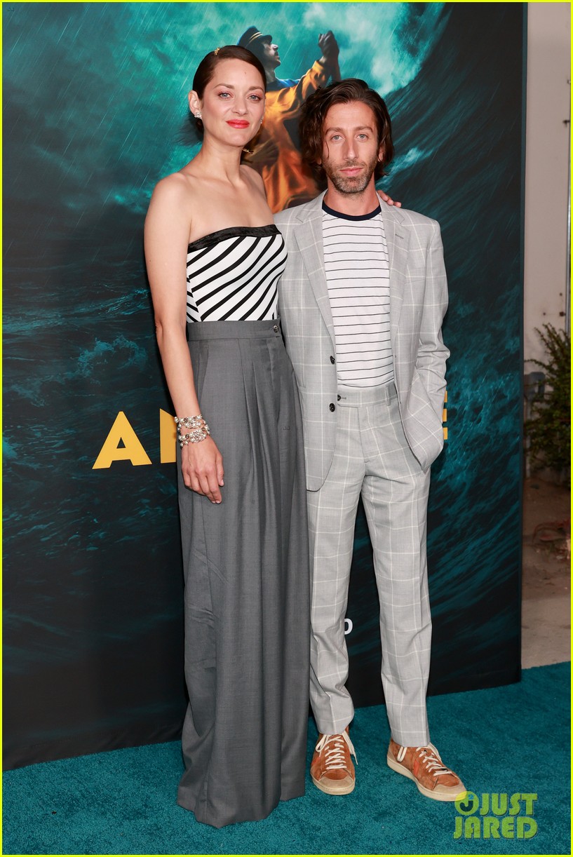 Marion Cotillard Celebrates Premiere of 'Annette' With Simon Helberg ...