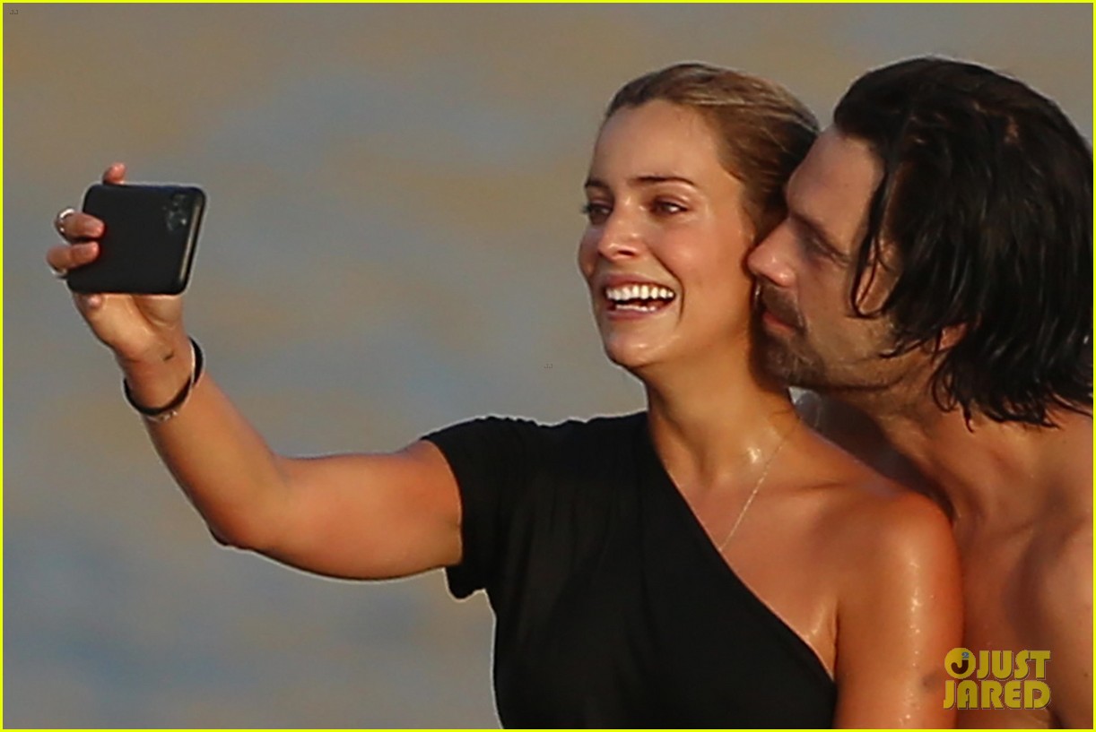 Sebastian Stan Looks So Cute with Girlfriend Alejandra Onieva While ...