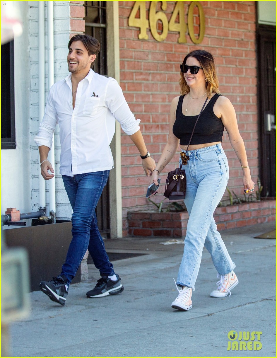 Ashley Benson Spotted Out To Lunch With Former Boyfriend Justin Thorne ...