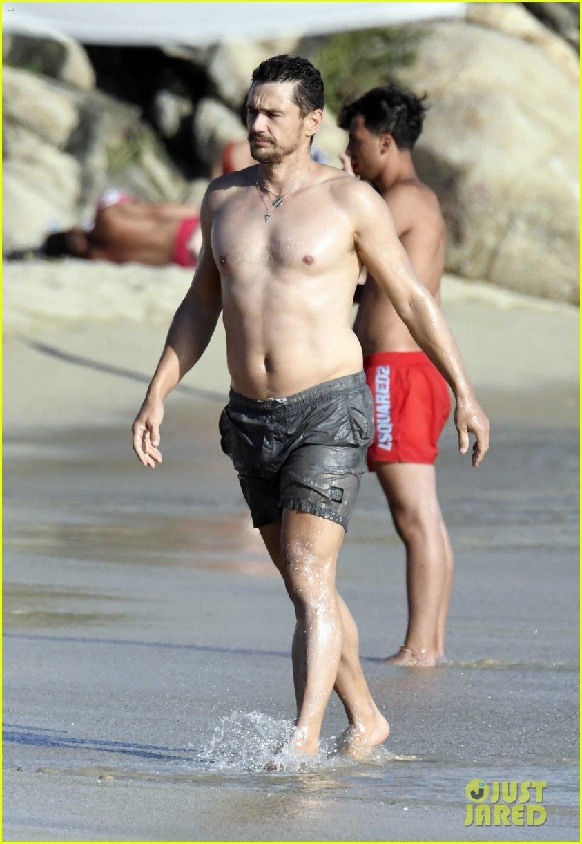 James Franco Enjoys a Steamy Beach Day with Girlfriend Isabel Pakzad in ...