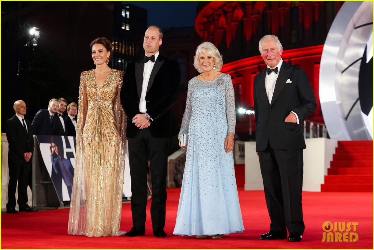 Kate Middleton & Prince William Have a Royal Date Night at 'No Time to Die' Premiere: Photo ...