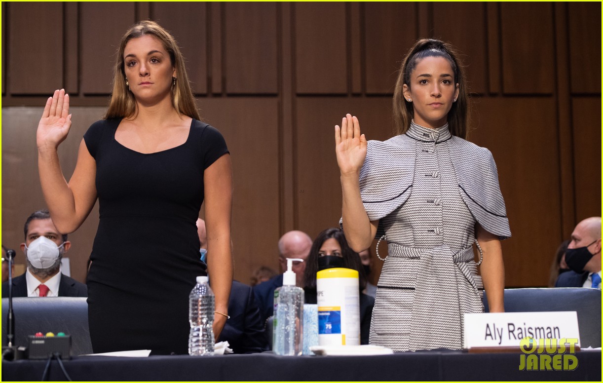 Gymnasts Simone Biles, McKayla Maroney, Maggie Nichols & Aly Raisman ...