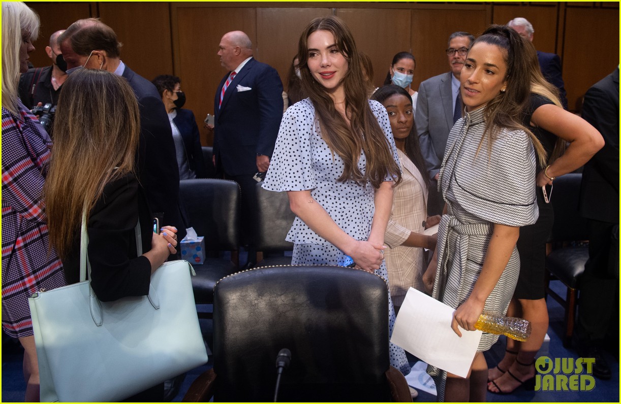 Gymnasts Simone Biles, McKayla Maroney, Maggie Nichols & Aly Raisman ...