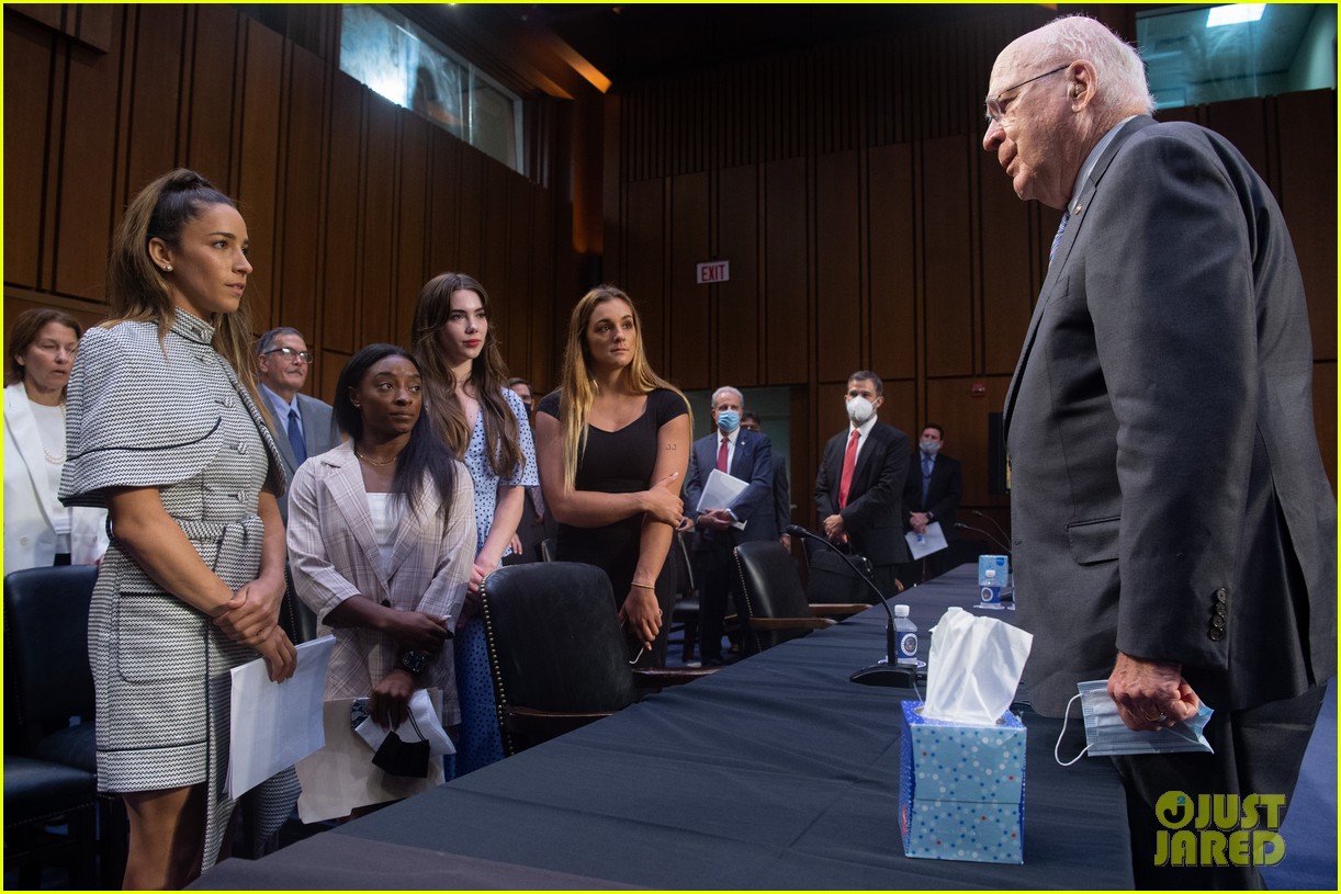 Gymnasts Simone Biles, McKayla Maroney, Maggie Nichols & Aly Raisman ...