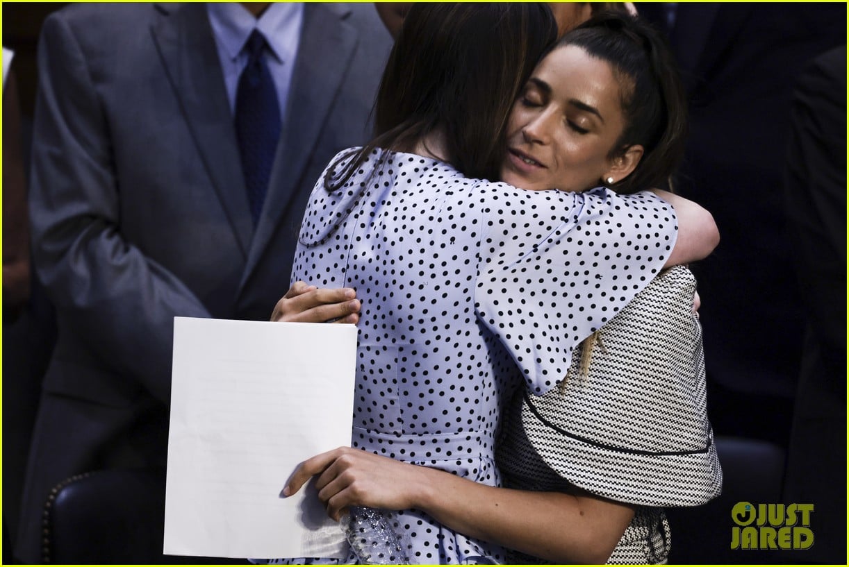 Gymnasts Simone Biles, McKayla Maroney, Maggie Nichols & Aly Raisman ...