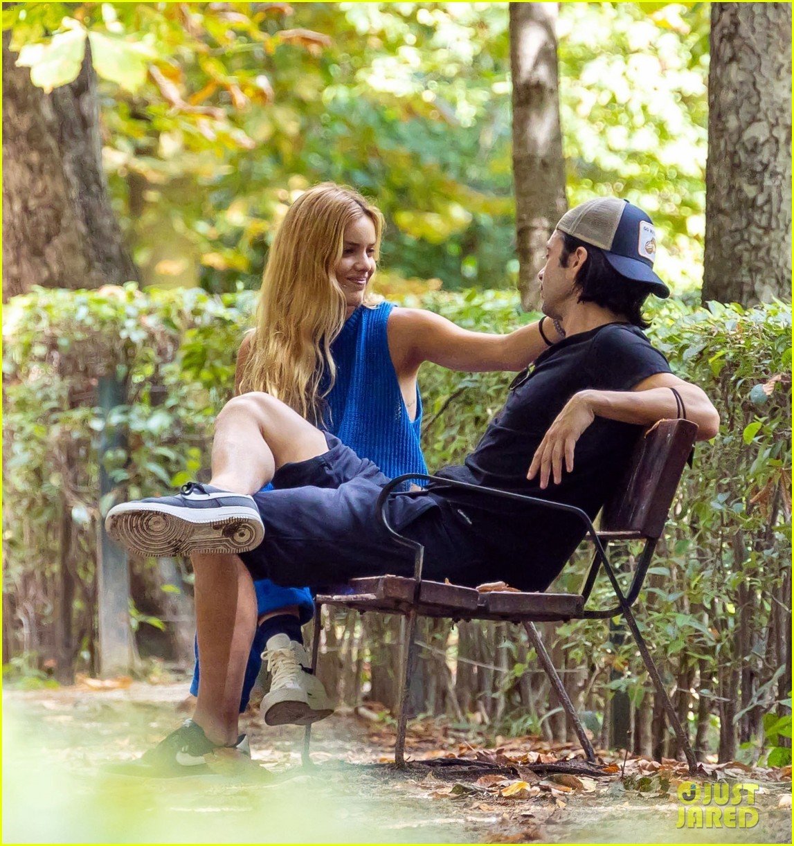 Sebastian Stan Packs on PDA with Girlfriend Alejandra Onieva During an ...