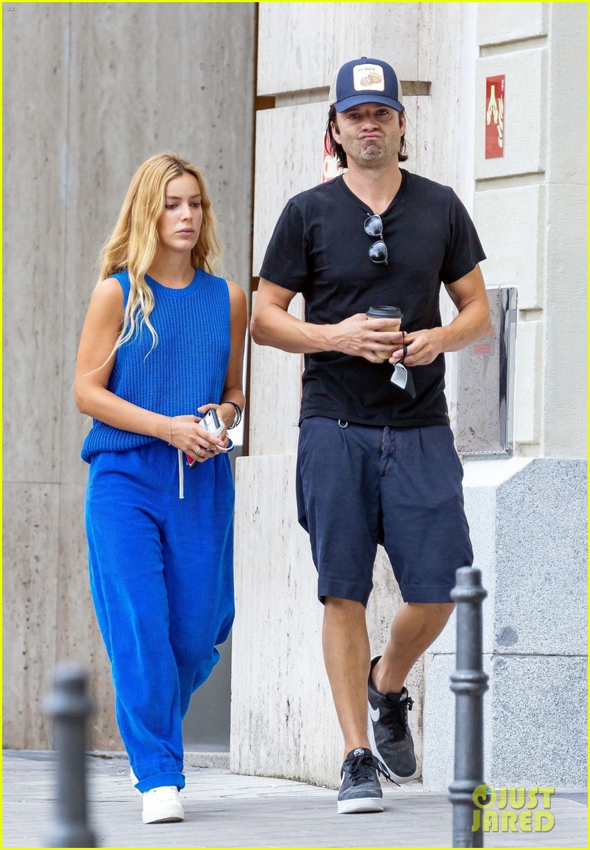 Sebastian Stan Packs on PDA with Girlfriend Alejandra Onieva During an ...