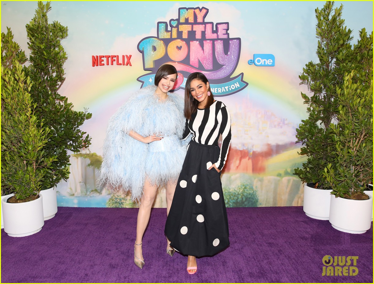 Vanessa Hudgens Promotes New 'My Little Pony' Movie With Sofia Carson ...