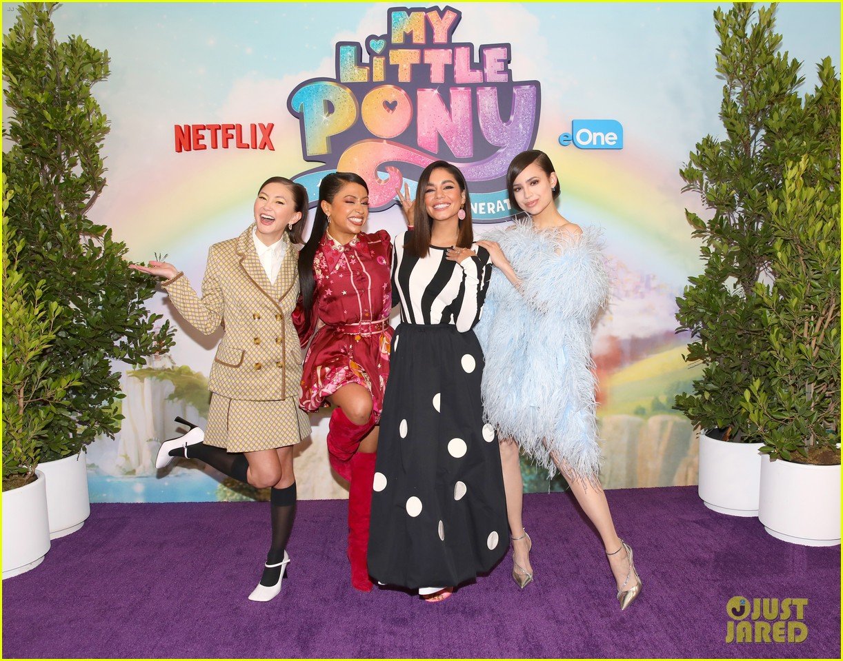 Vanessa Hudgens Promotes New 'My Little Pony' Movie With Sofia Carson ...