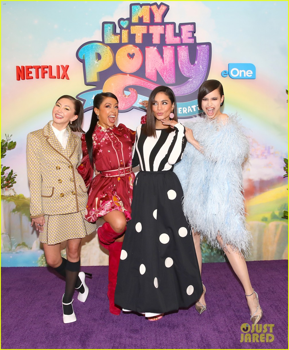 Vanessa Hudgens Promotes New 'My Little Pony' Movie With Sofia Carson ...