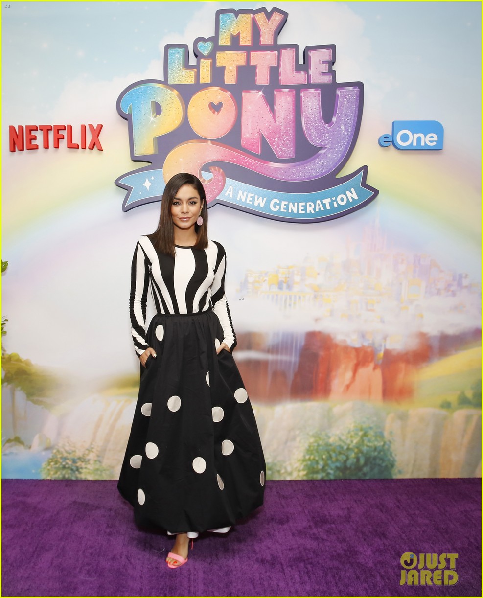 Vanessa Hudgens Promotes New 'My Little Pony' Movie With Sofia Carson ...