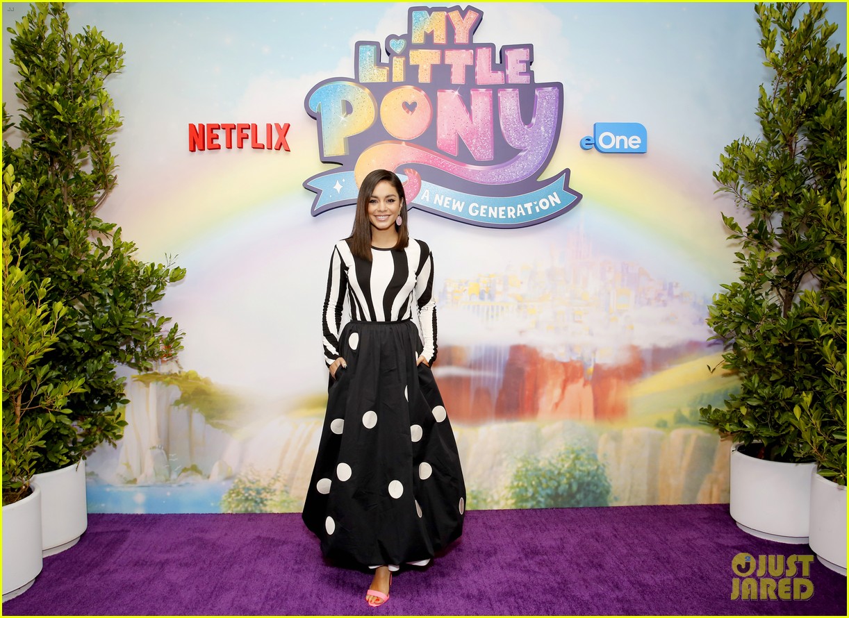Vanessa Hudgens Promotes New 'My Little Pony' Movie With Sofia Carson ...