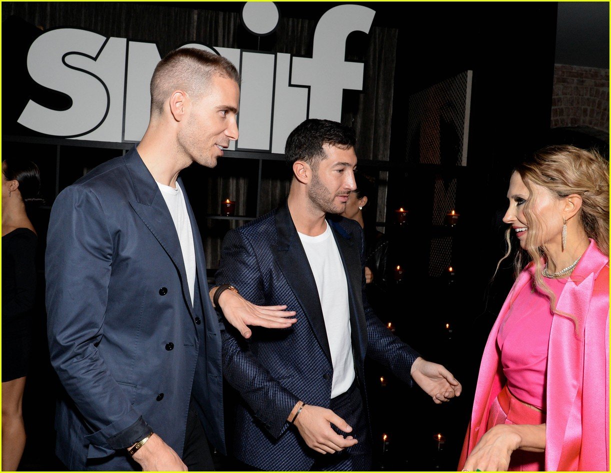 Simon Huck Supports Hubby-to-Be Phil Riportella at Snif Launch Event ...