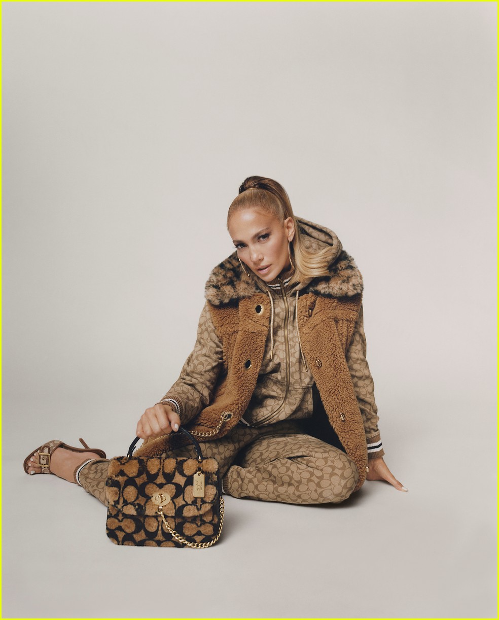 Full Sized Photo of jennifer lopez interviews herself for coach 15 ...