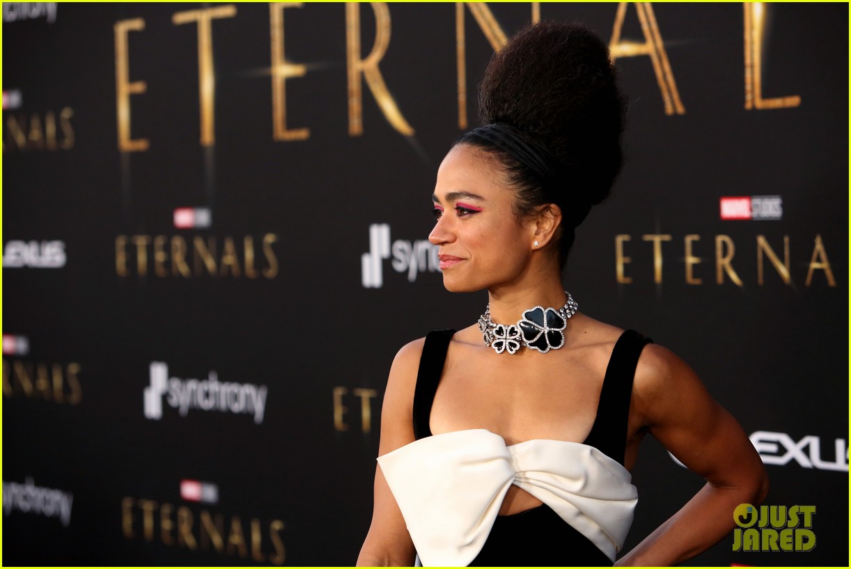 'Eternals' Stars Lauren Ridloff & Lia McHugh Look So Chic at L.A ...
