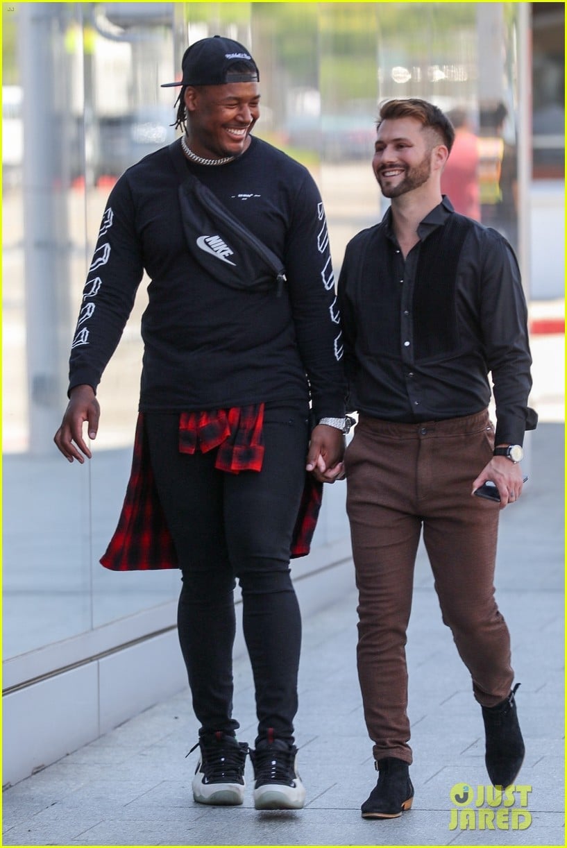 NFL Player Ryan Russell & Boyfriend Corey O'Brien Are All Smiles During ...