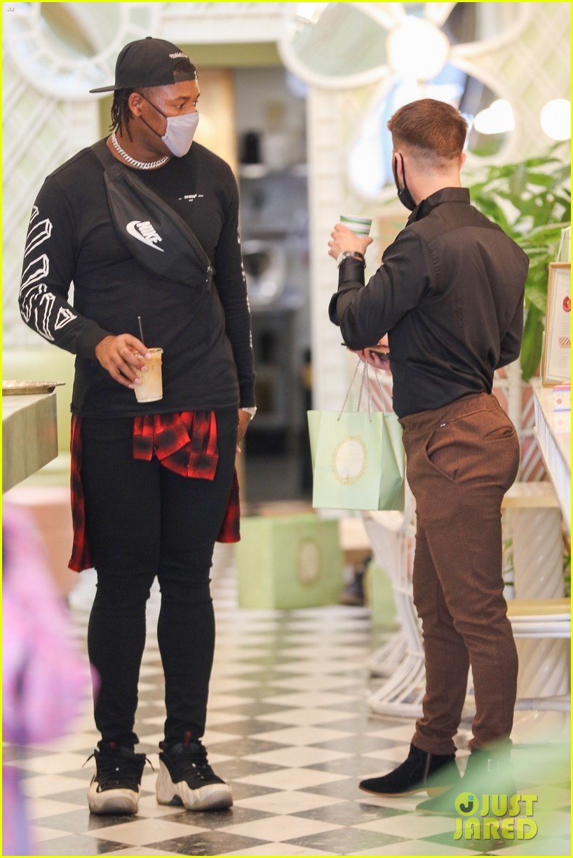 NFL Player Ryan Russell & Boyfriend Corey O'Brien Are All Smiles During ...