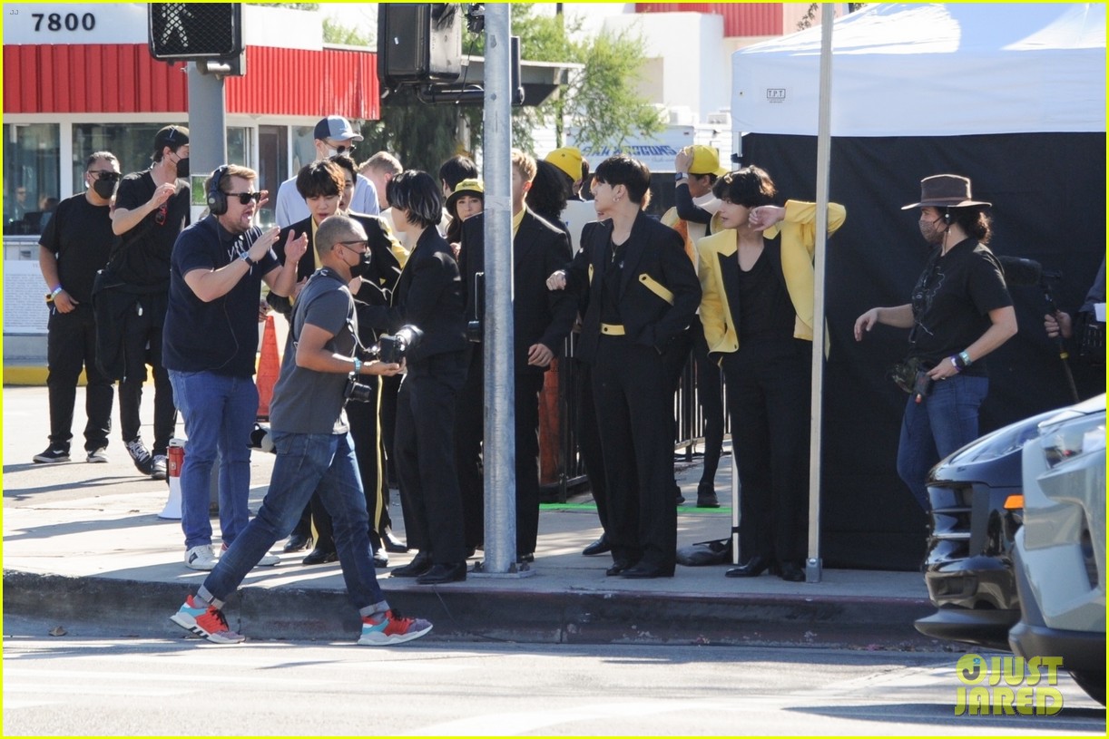 Photo: bts crosswalk with james corden 018 | Photo 4666618 | Just Jared ...