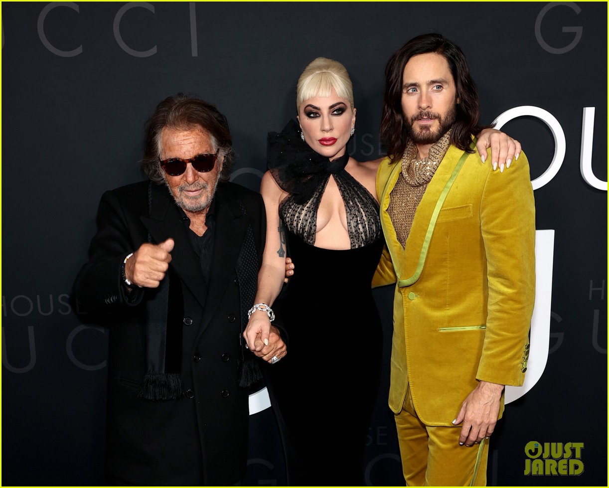 Lady Gaga & Jared Leto Dress To Impress at 'House of Gucci' NYC ...