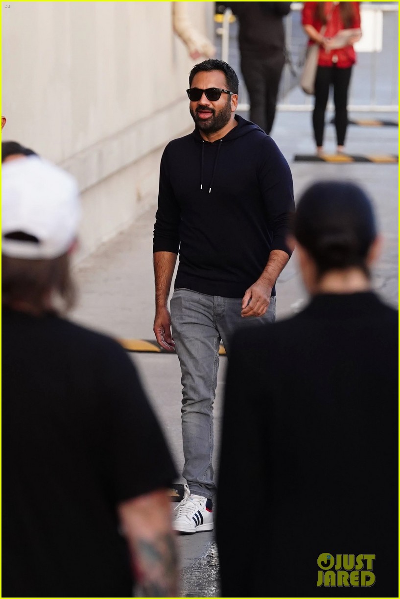 Kal Penn Waves to Fans As He Arrives at an Appearance on 'Jimmy Kimmel ...