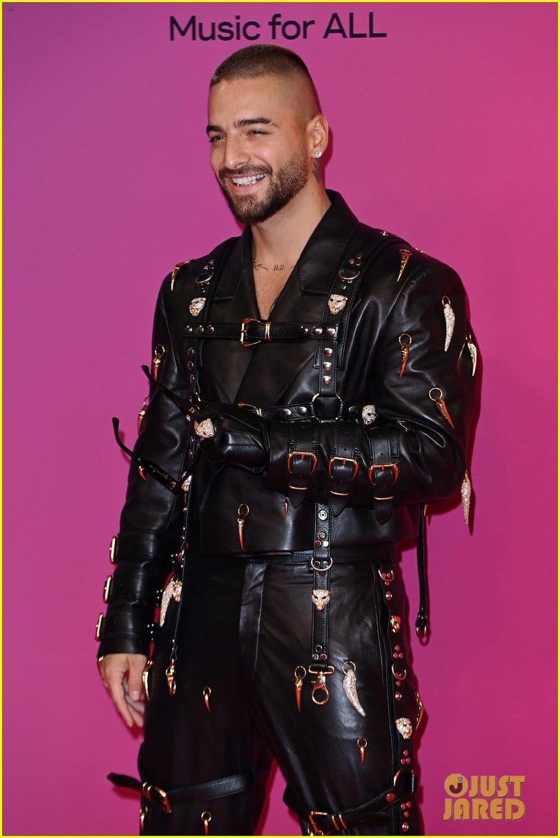 Maluma Rocks a Hot Leather Look at MTV EMAs 2021: Photo 4659872 ...