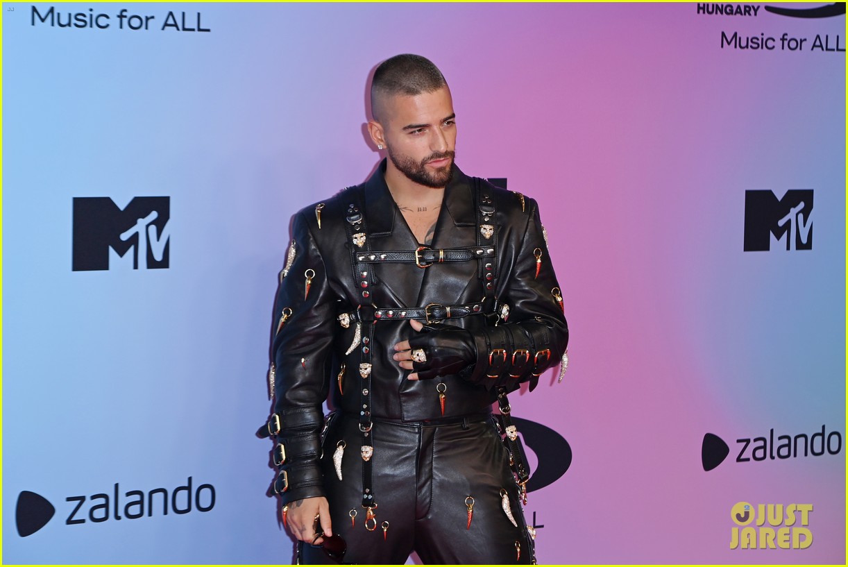 Maluma Rocks a Hot Leather Look at MTV EMAs 2021: Photo 4659882 ...