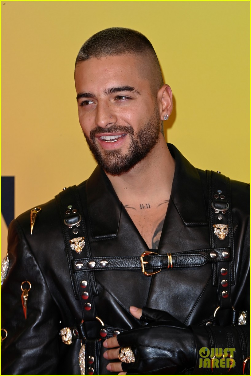 Maluma Rocks a Hot Leather Look at MTV EMAs 2021: Photo 4659883 ...