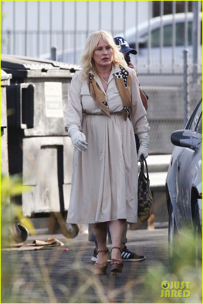 Patricia Arquette Gets Into Character on Set of Apple TV+ Series 'High ...