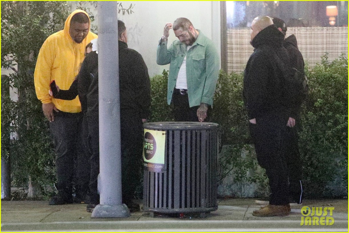 Post Malone Enjoys a Night Out With Friends in West Hollywood: Photo ...