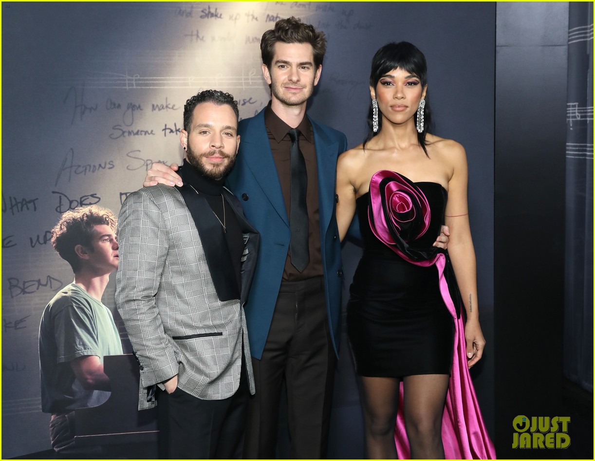 Andrew Garfield, Lin-Manuel Miranda & Vanessa Hudgens Attend the NYC ...