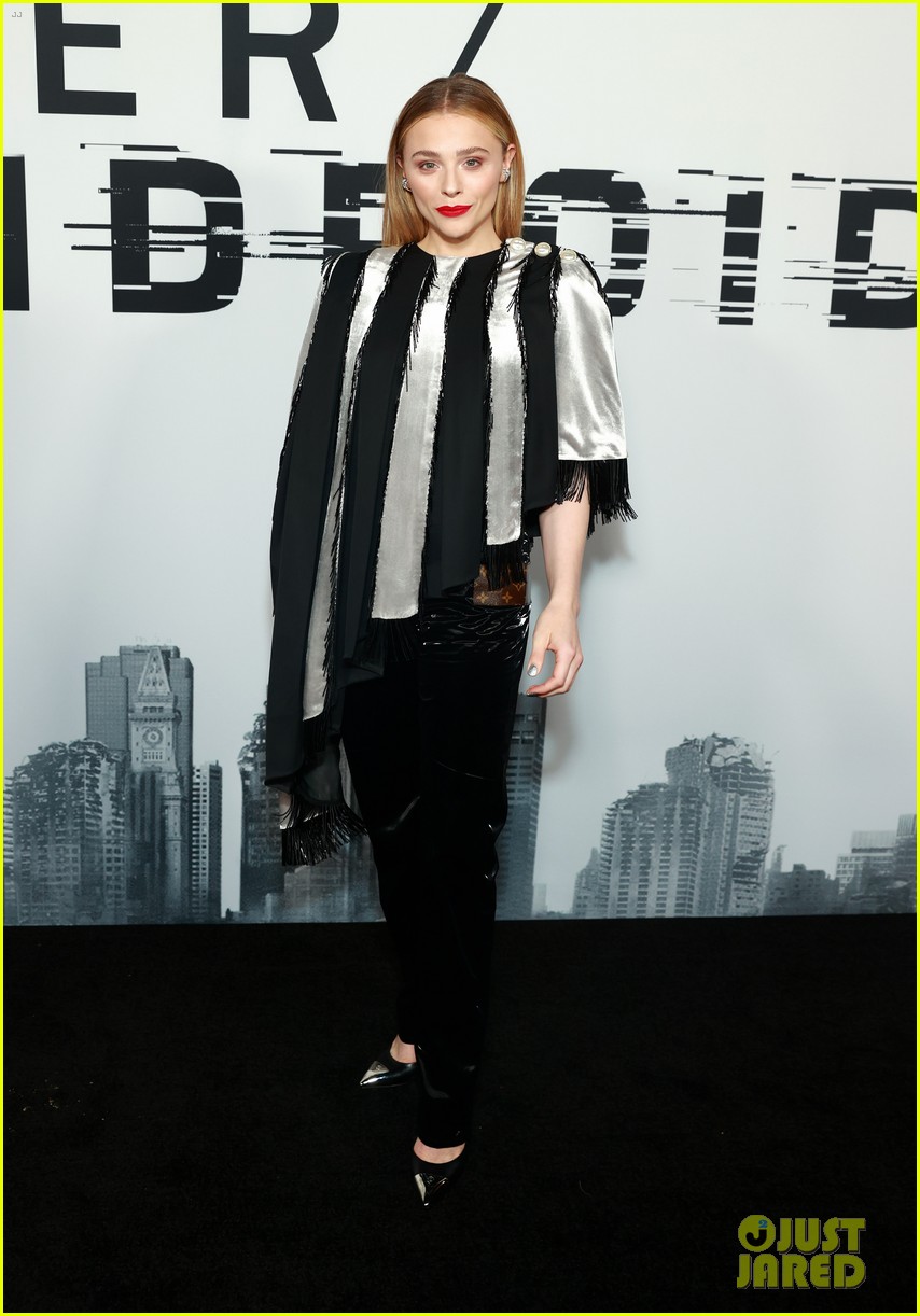 Chloe Grace Moretz Dazzles In Bold Black & White For 'Mother/Android ...