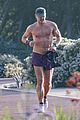 Colin Farrell Runs Laps Shirtless for His Sunday Workout! | Colin ...