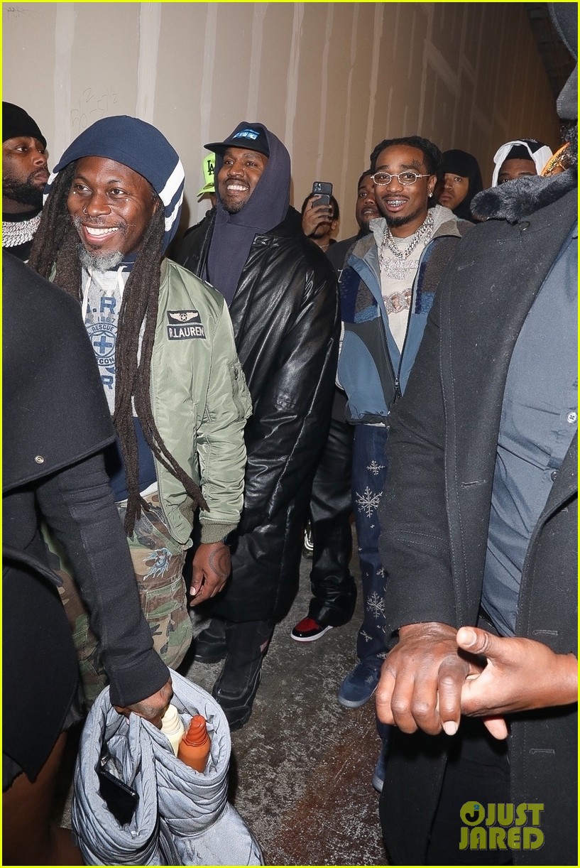 Kanye West & Quavo Arrive at Offset's 30th Birthday Party in L.A ...