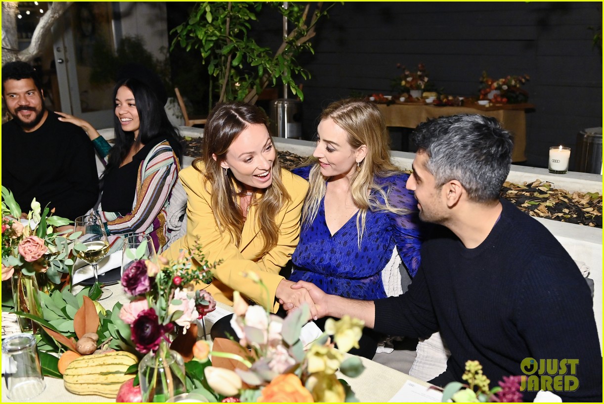 Olivia Wilde Looks So Chic in Her Yellow Suit at an Audi Dinner: Photo ...