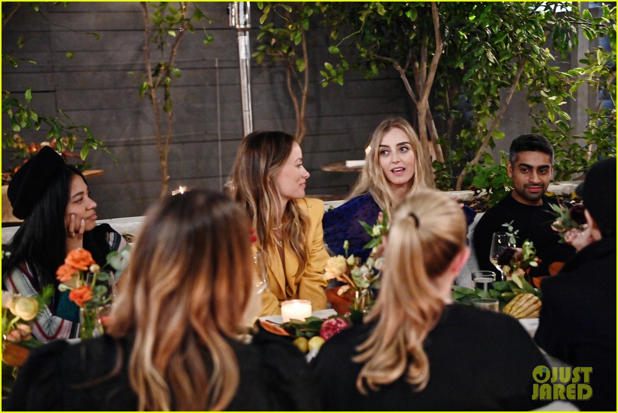 Olivia Wilde Looks So Chic in Her Yellow Suit at an Audi Dinner: Photo ...