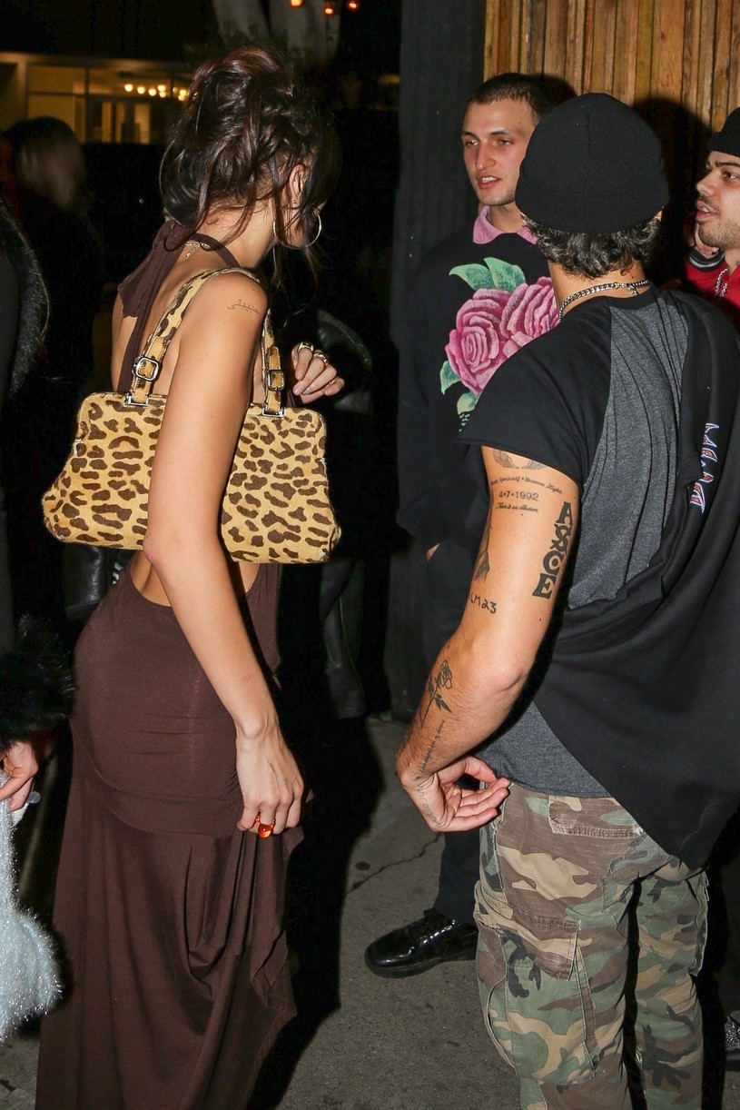 Bella Hadid Joins Brother Anwar For A Night Out With Friends: Photo ...