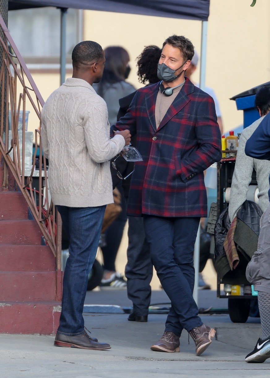 Mandy Moore Shares Sweet Pic of Son Gus on 'This Is Us' Set: Photo 4689613 | Justin Hartley ...