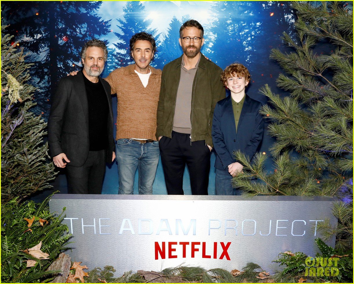 Ryan Reynolds Joins Co-Stars Walker Scobell & Mark Ruffalo at 'The Adam ...