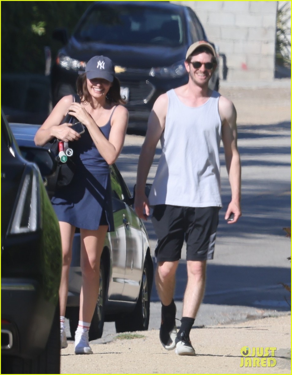 Andrew Garfield & Girlfriend Alyssa Miller Share a Laugh & Hold Hands ...