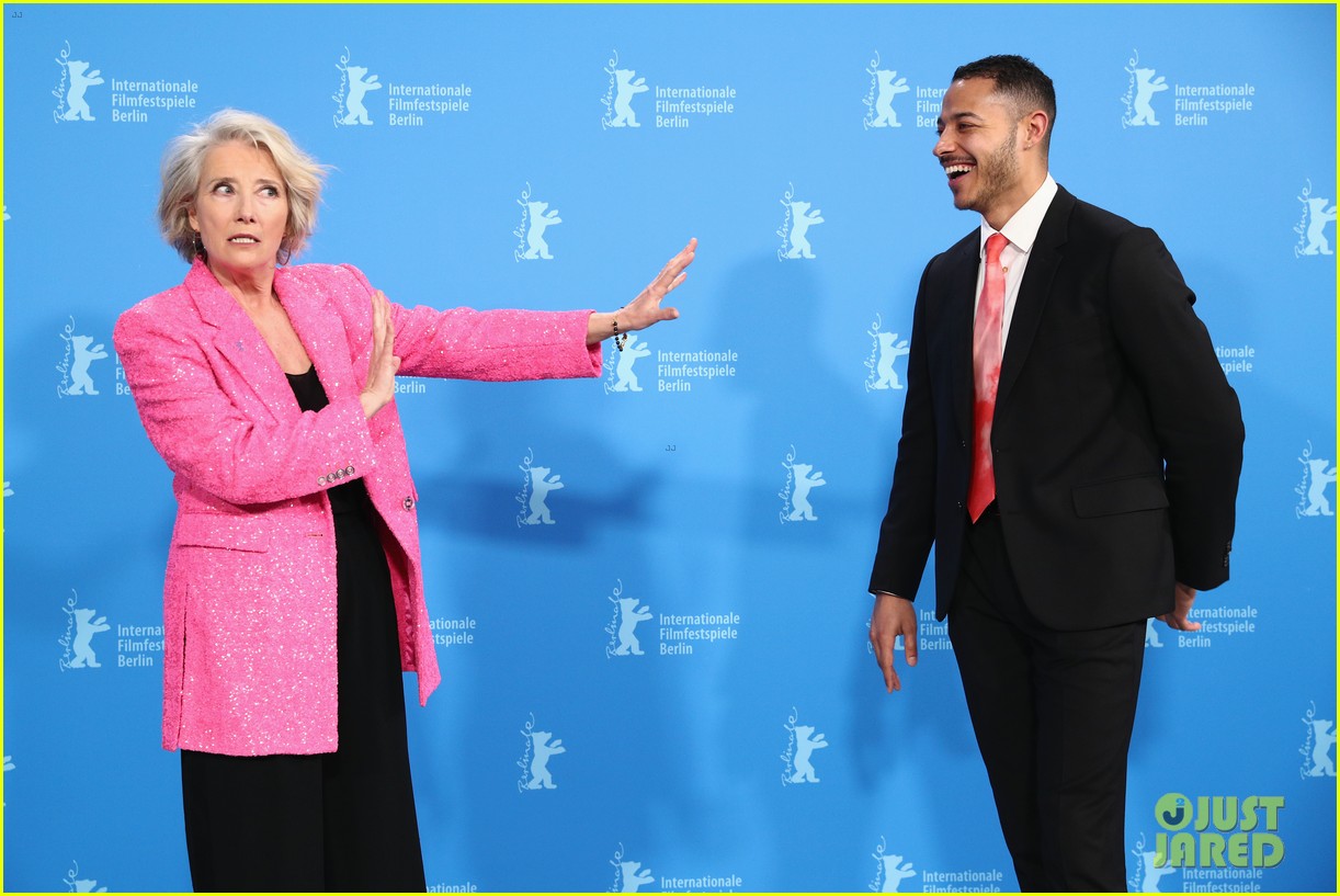 Emma Thompson Gets Playful with Co-Star Daryl McCormack at 'Good Luck ...