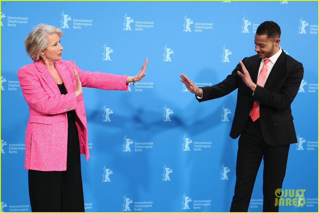 Emma Thompson Gets Playful with Co-Star Daryl McCormack at 'Good Luck ...