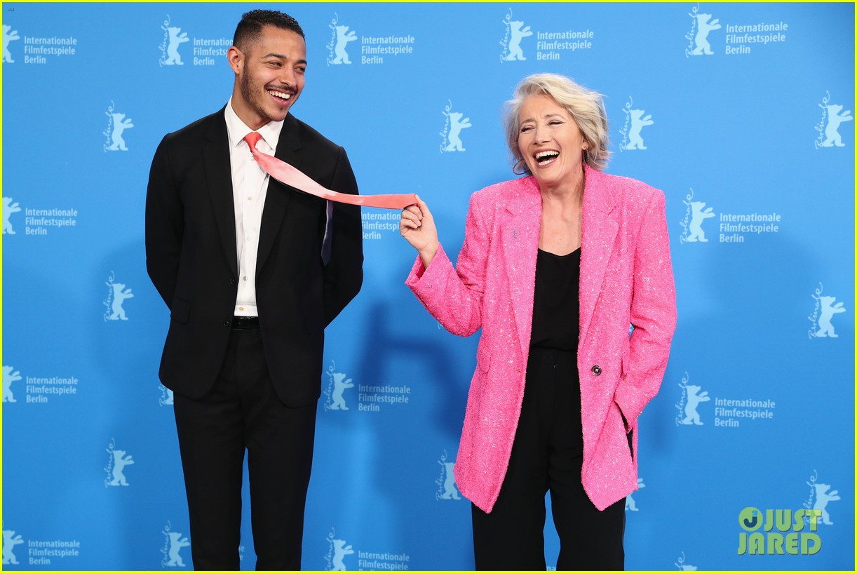 Emma Thompson Gets Playful with Co-Star Daryl McCormack at 'Good Luck ...