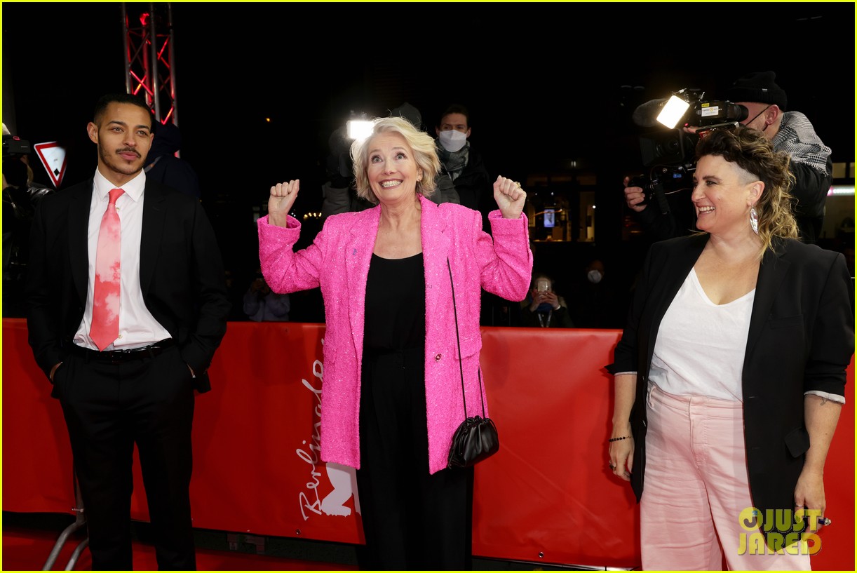 Emma Thompson Gets Playful with Co-Star Daryl McCormack at 'Good Luck ...
