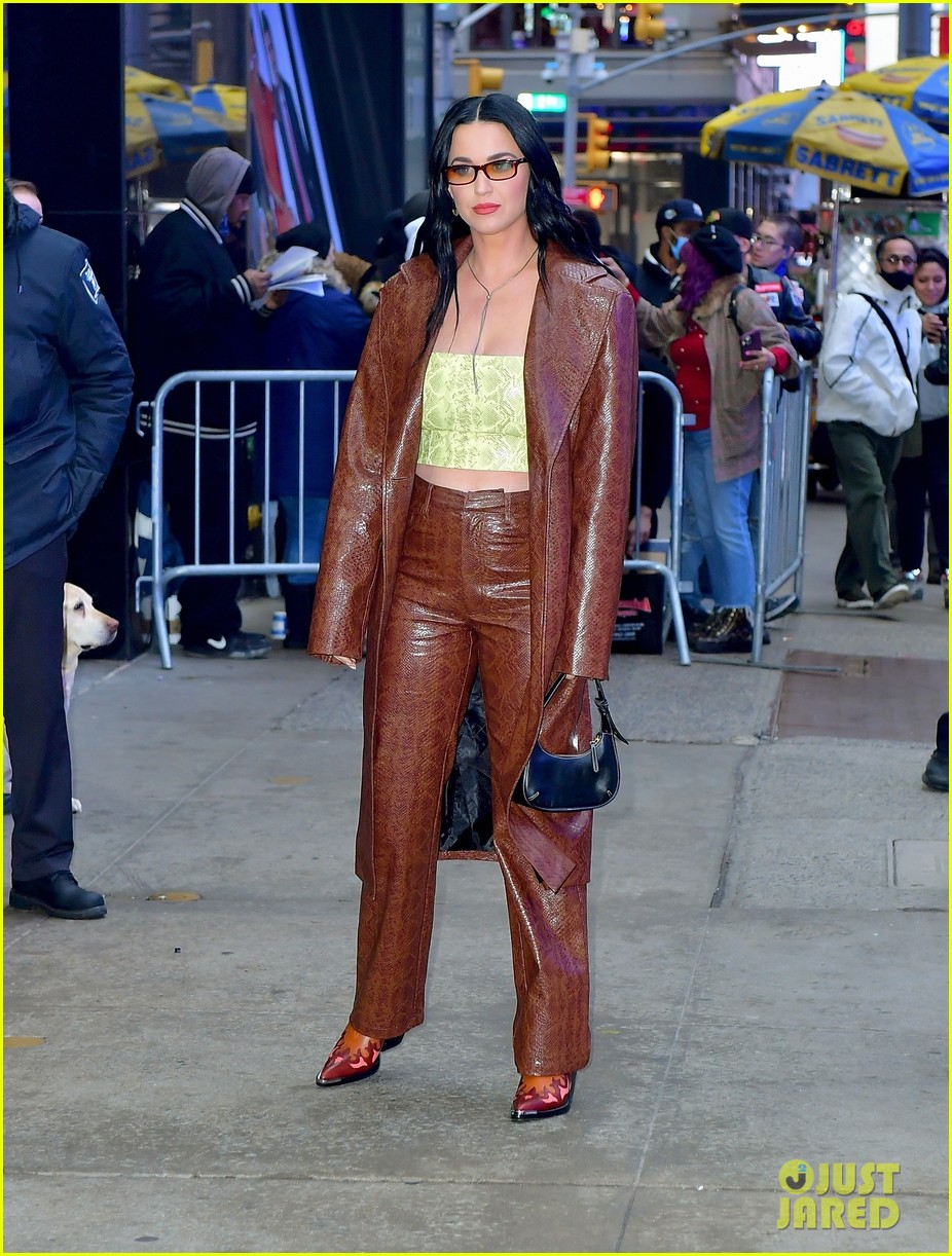 Photo: katy perry leather look gma 04 | Photo 4710042 | Just Jared ...