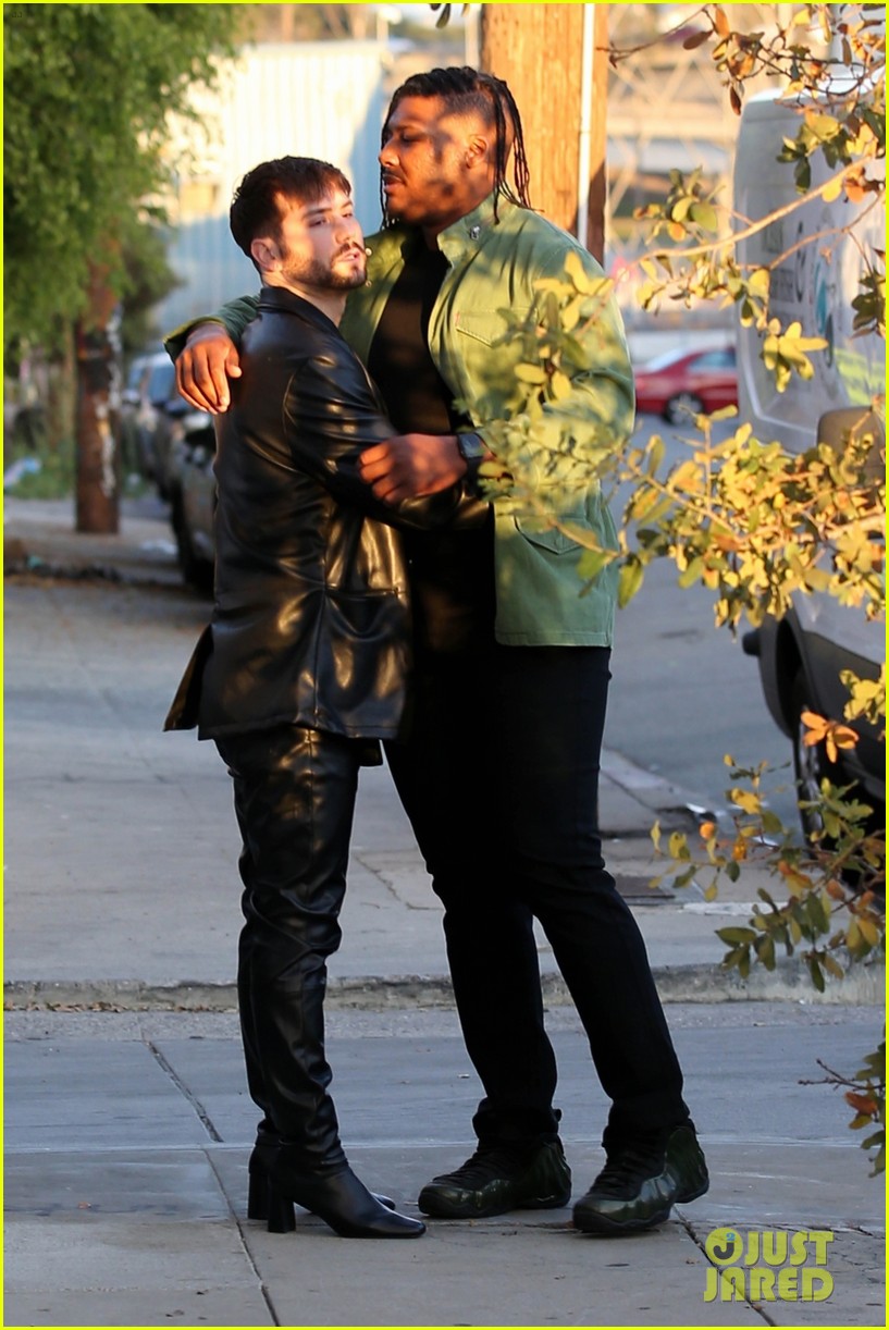 NFL's Ryan Russell Shares Valentine's Day Kiss with Boyfriend Corey O ...