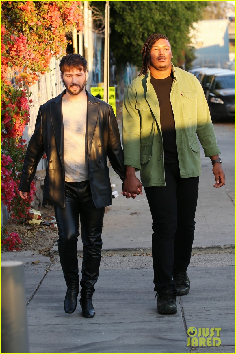 NFL's Ryan Russell Shares Valentine's Day Kiss with Boyfriend Corey O ...