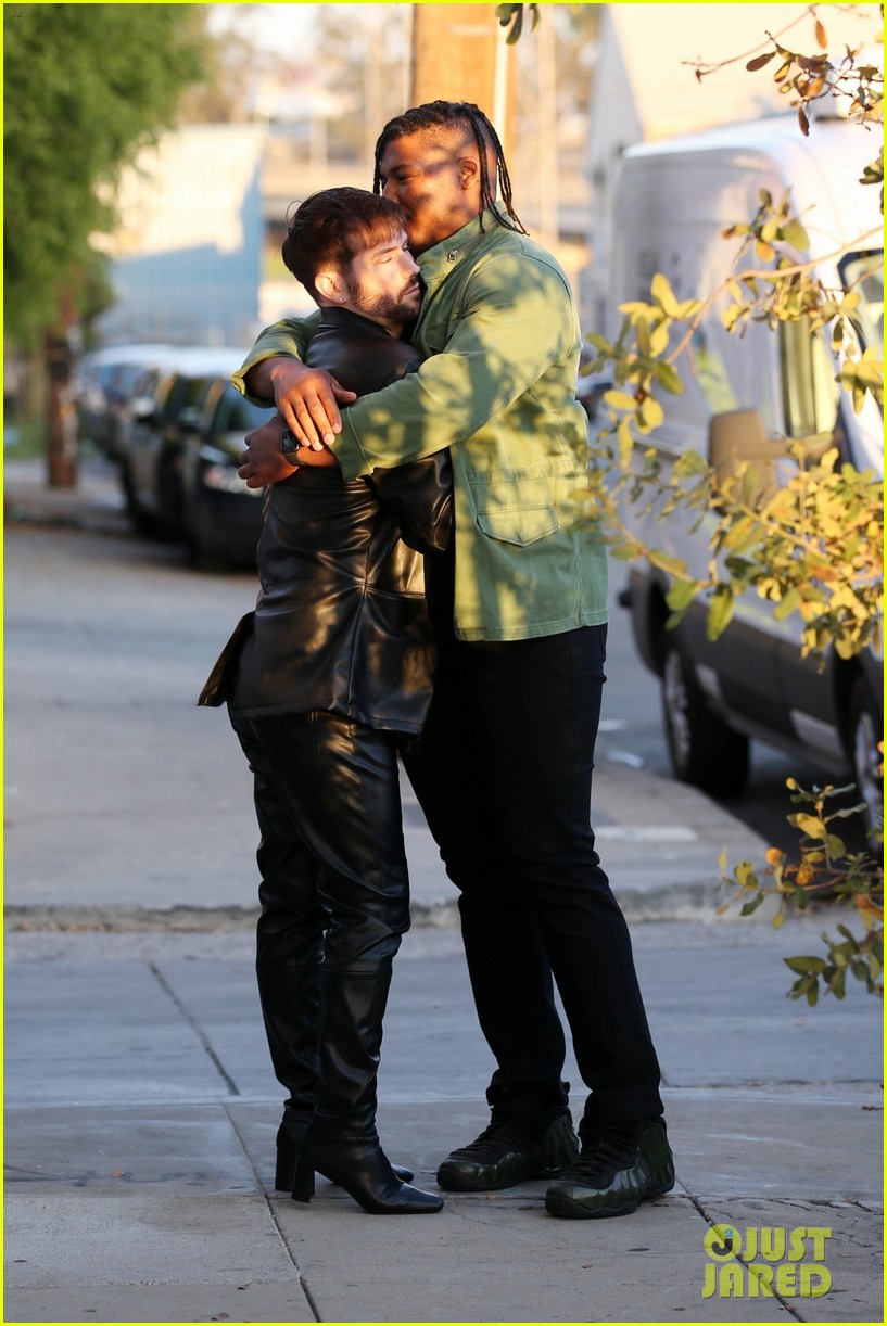 NFL's Ryan Russell Shares Valentine's Day Kiss with Boyfriend Corey O ...