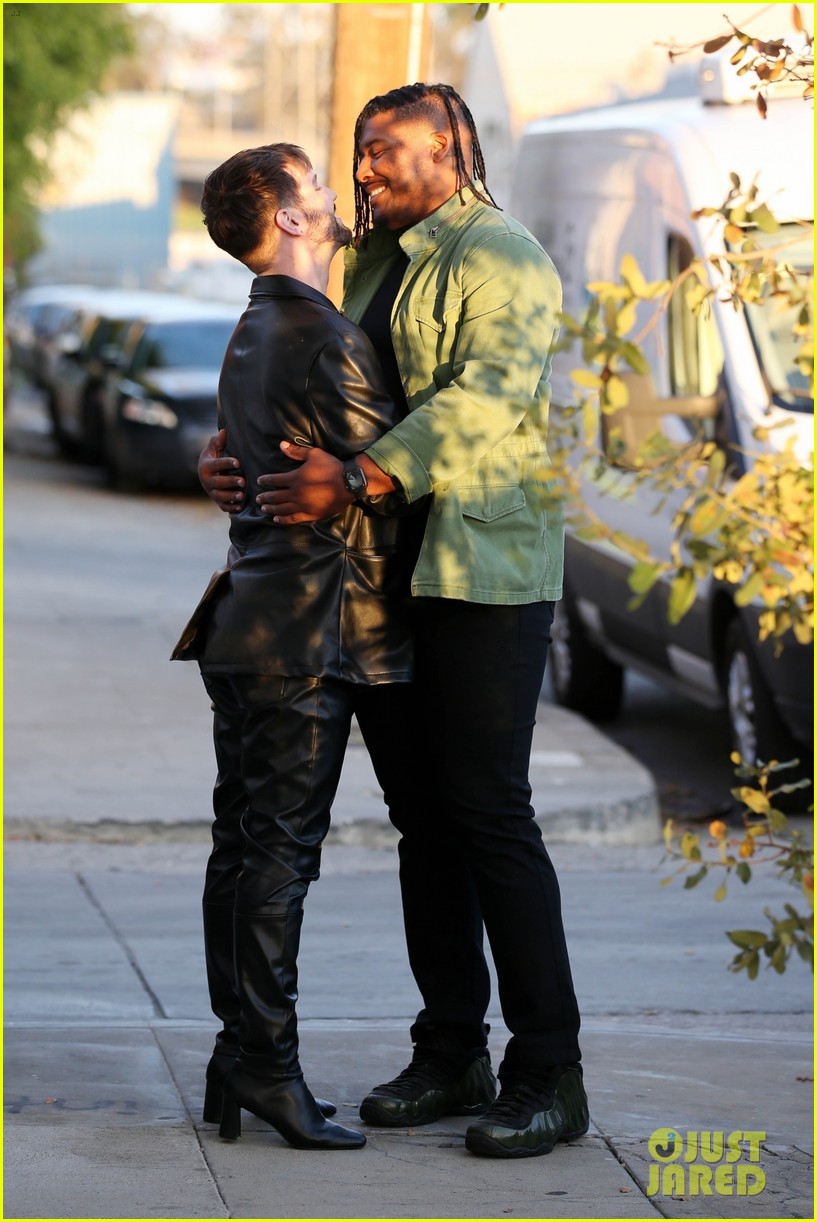 NFL's Ryan Russell Shares Valentine's Day Kiss with Boyfriend Corey O ...