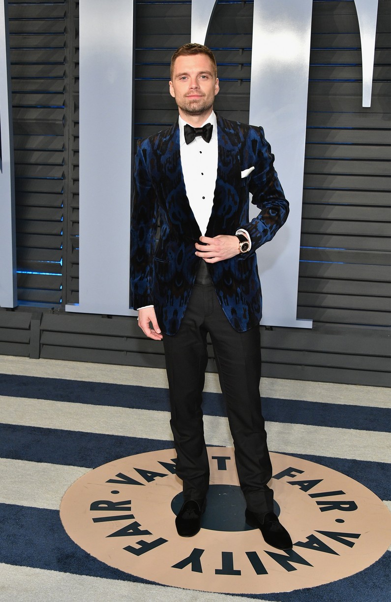 Sebastian Stan Jokes That Mark Hamill Is His Father While Reacting To A ...